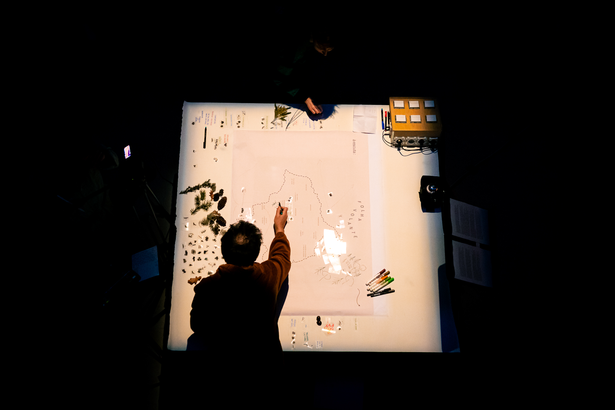 À escuta: folha volante - Teatro Nacional D. Maria II